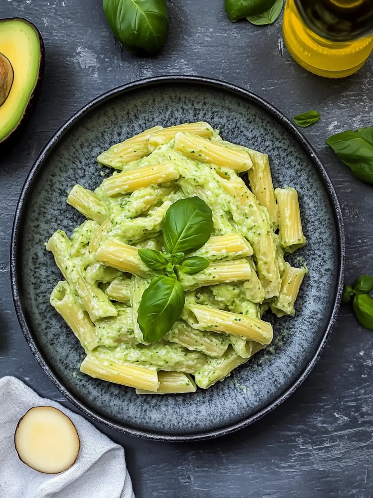 Cremige Avocado Frischkäse Pasta: Schnelles Sommervergnügen