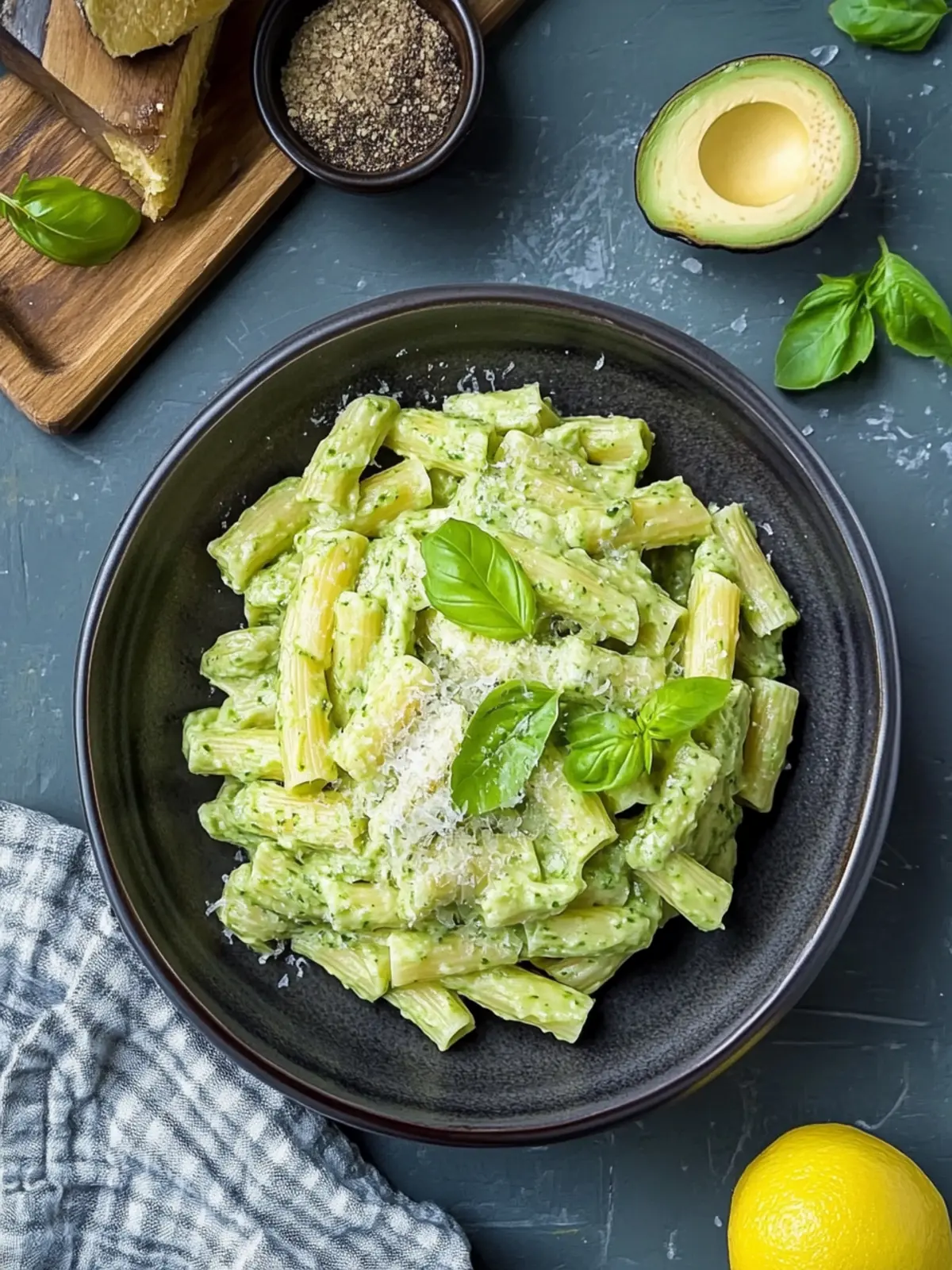 Cremige Avocado Frischkäse Pasta: Schnelles Sommervergnügen